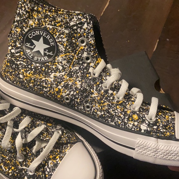 Converse | Shoes | Converse All Star Mens Sneaker Paint Splatter New In ...
